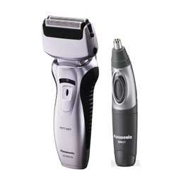 Panasonic Rechargeable Shaver & Nose Hair Trimmer Package